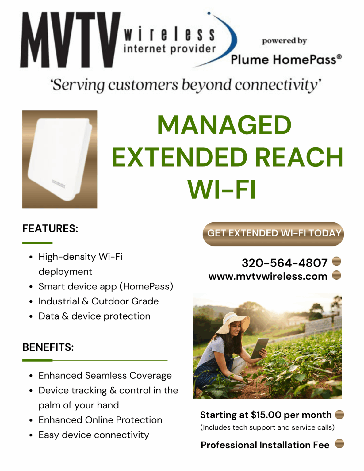 Extended Reach Managed Wi-Fi - MVTV Wireless